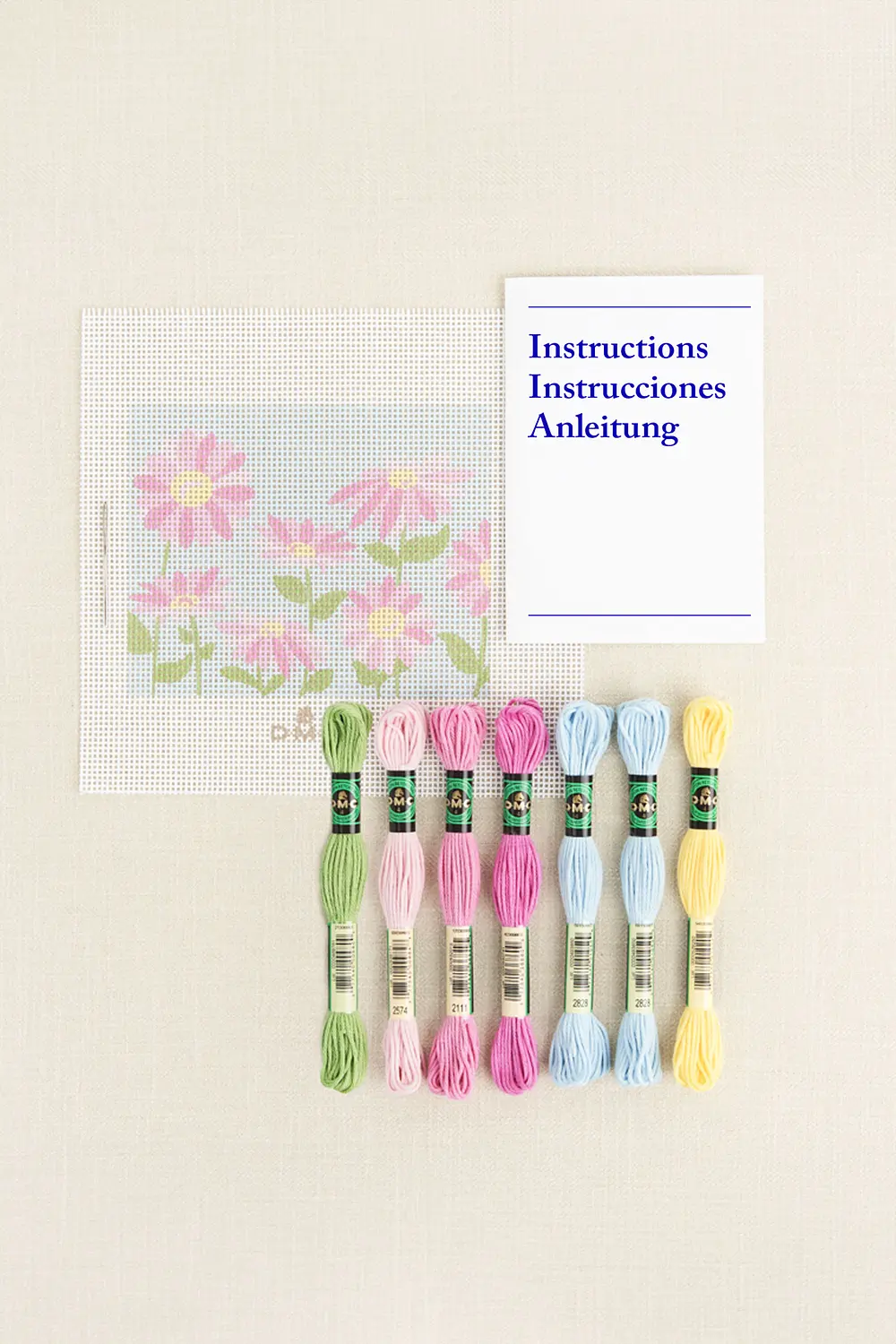 Daisy Field by Jo Aston Easy Tapestry & Needlepoint Kit - DMC