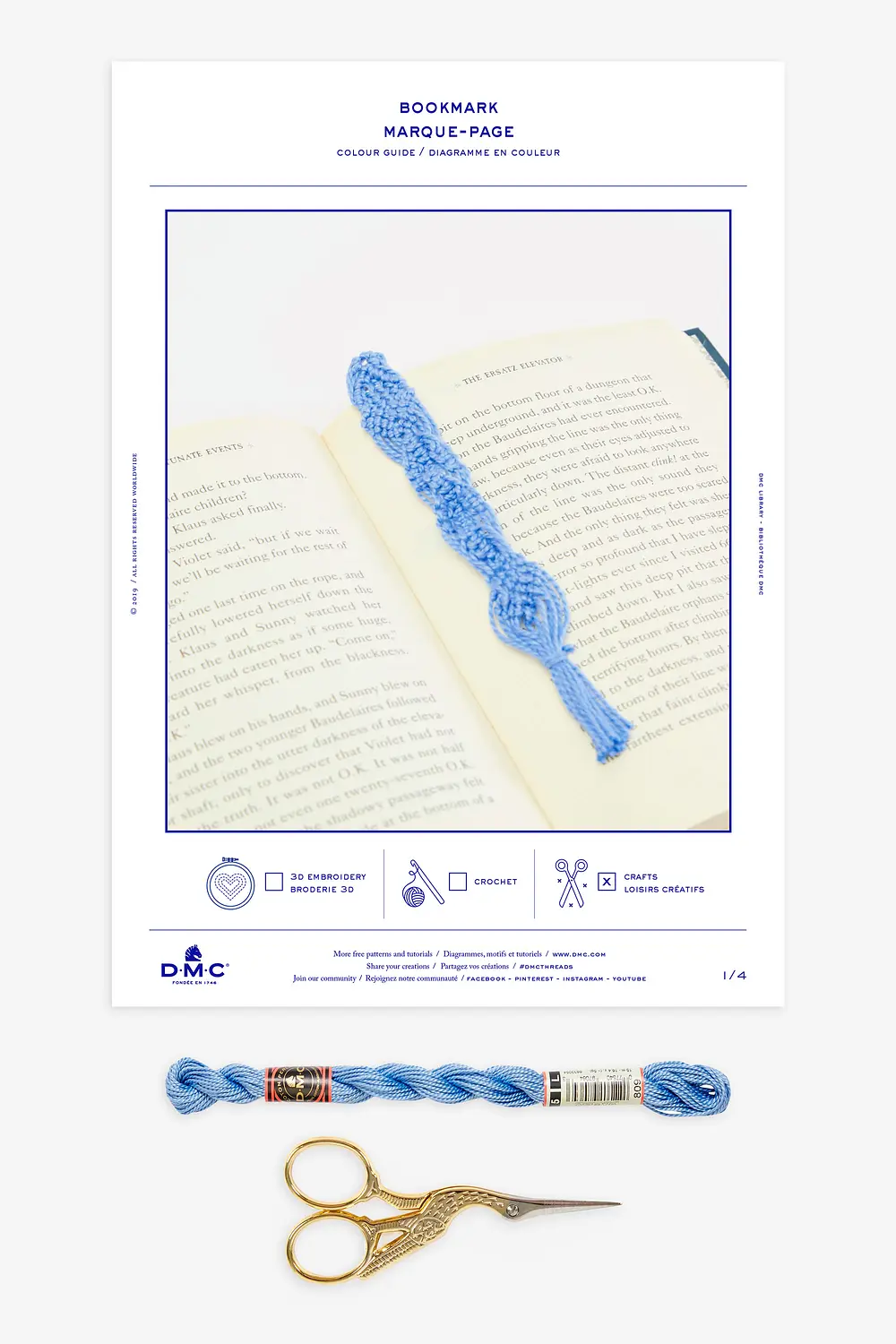 Macrame Bookmark Bundle - DMC