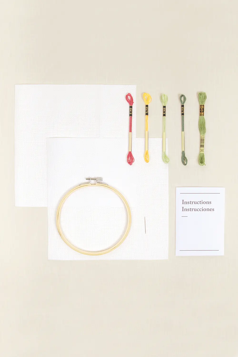 Duo Kit point de croix - Feuillage délicat - DMC