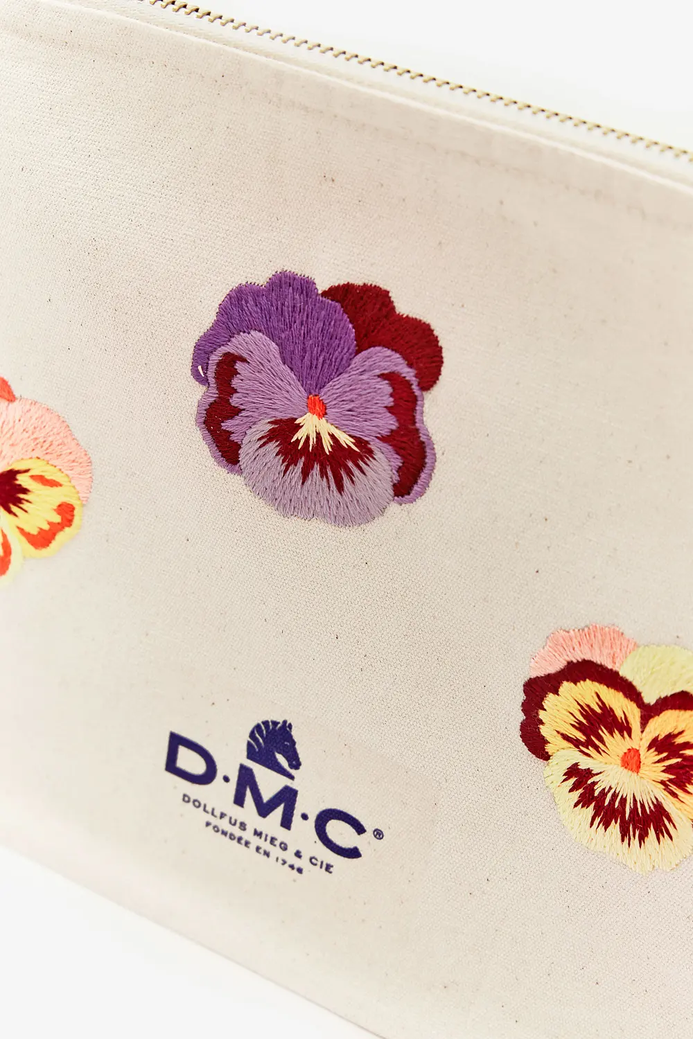Pansies Pouch Bag - DMC