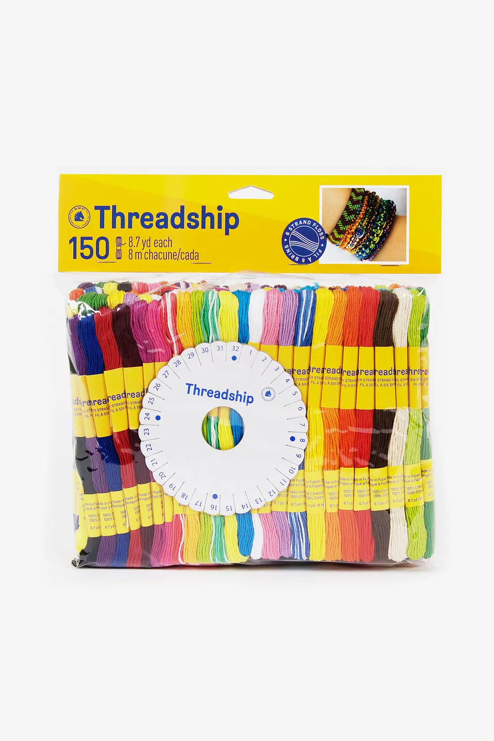 Pack of 150 stranded thread skeins - DMC