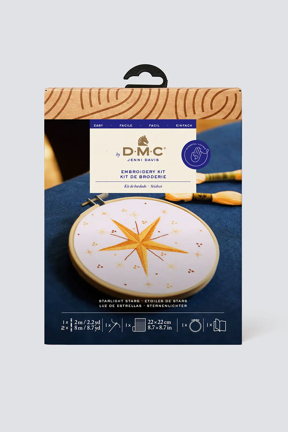 Starlight Stars by Jenni Davis Easy Embroidery Kit - DMC