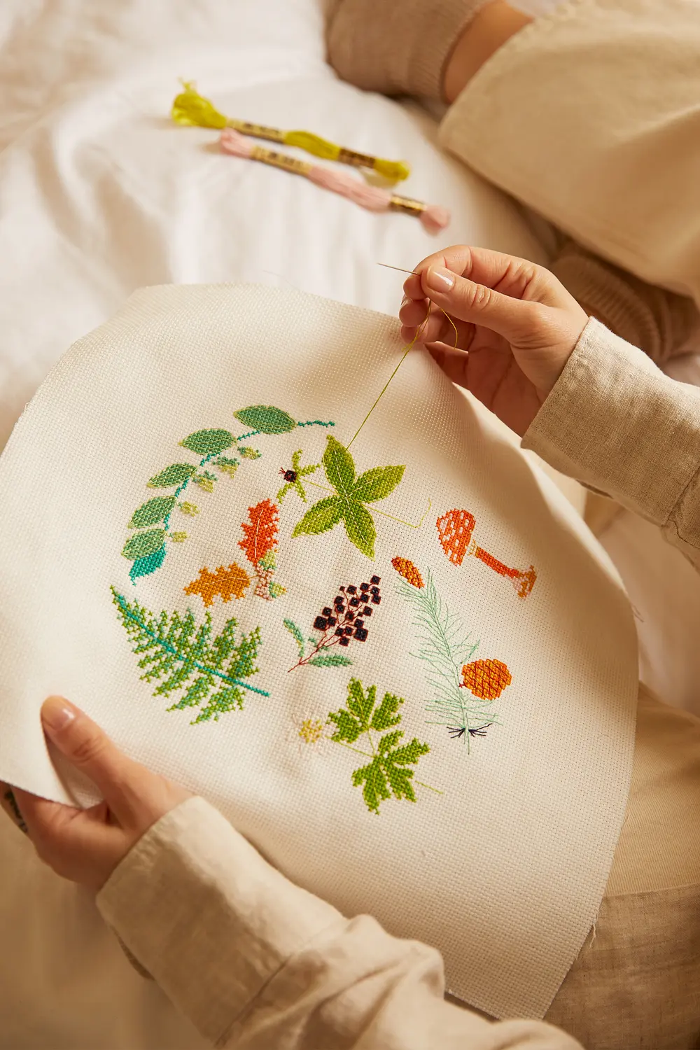 The Woodland Glade Cross Stitch Kit - DMC