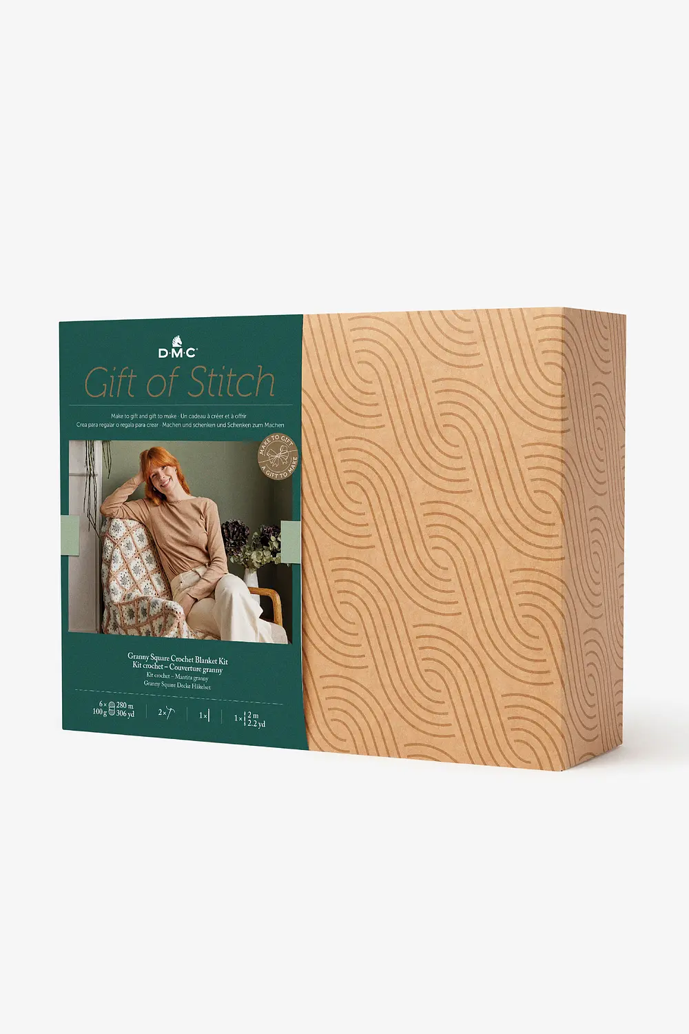 Granny Square Blanket - Crochet Kit - DMC