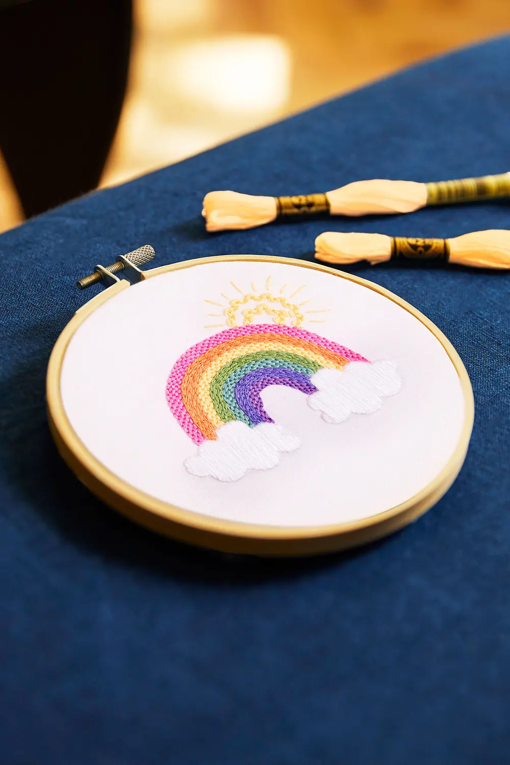 Over the Rainbow by Jenni Davis Easy Embroidery Kit - DMC