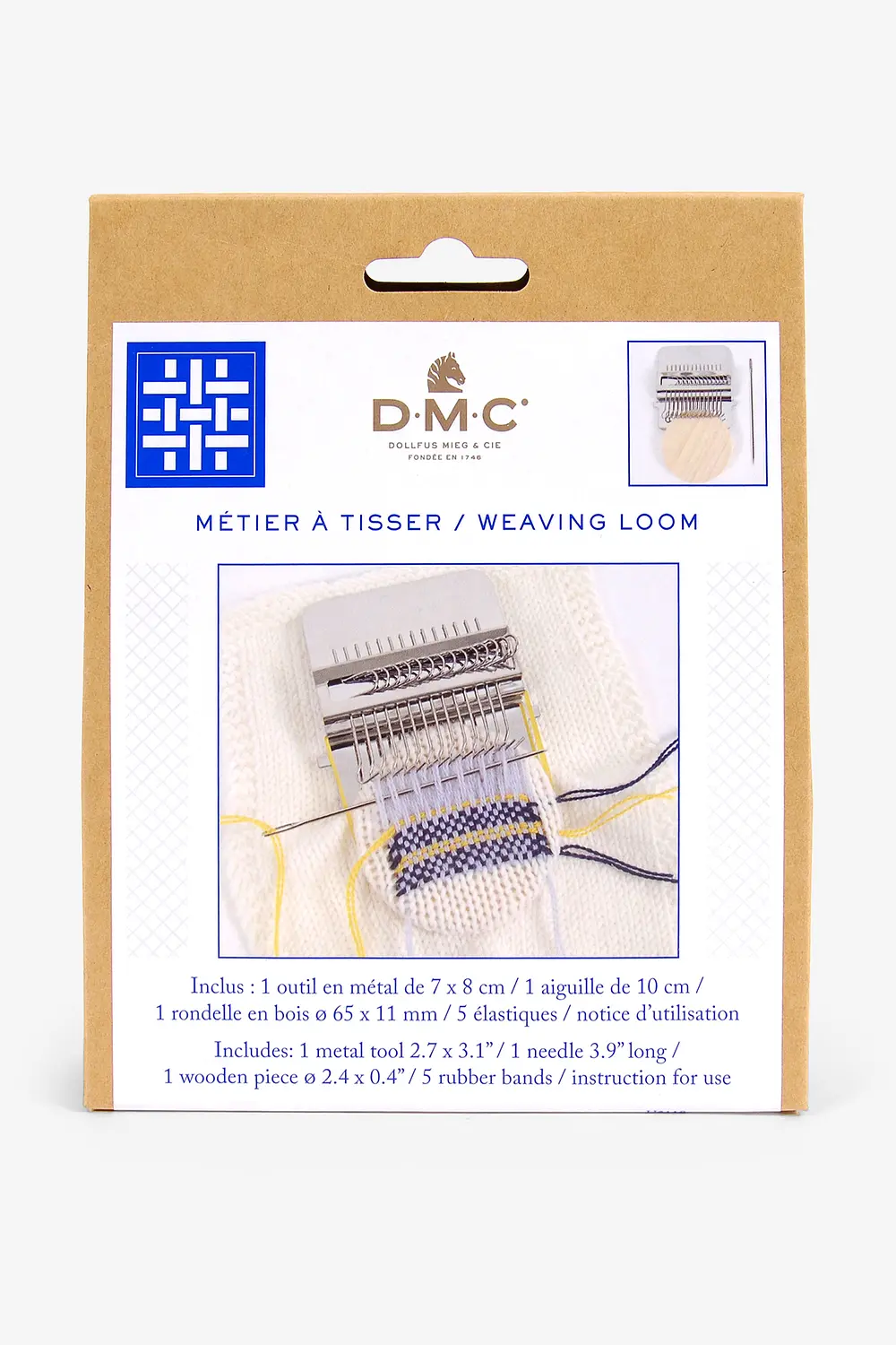 14 Hook, 11cm Mini Weaving Loom - DMC