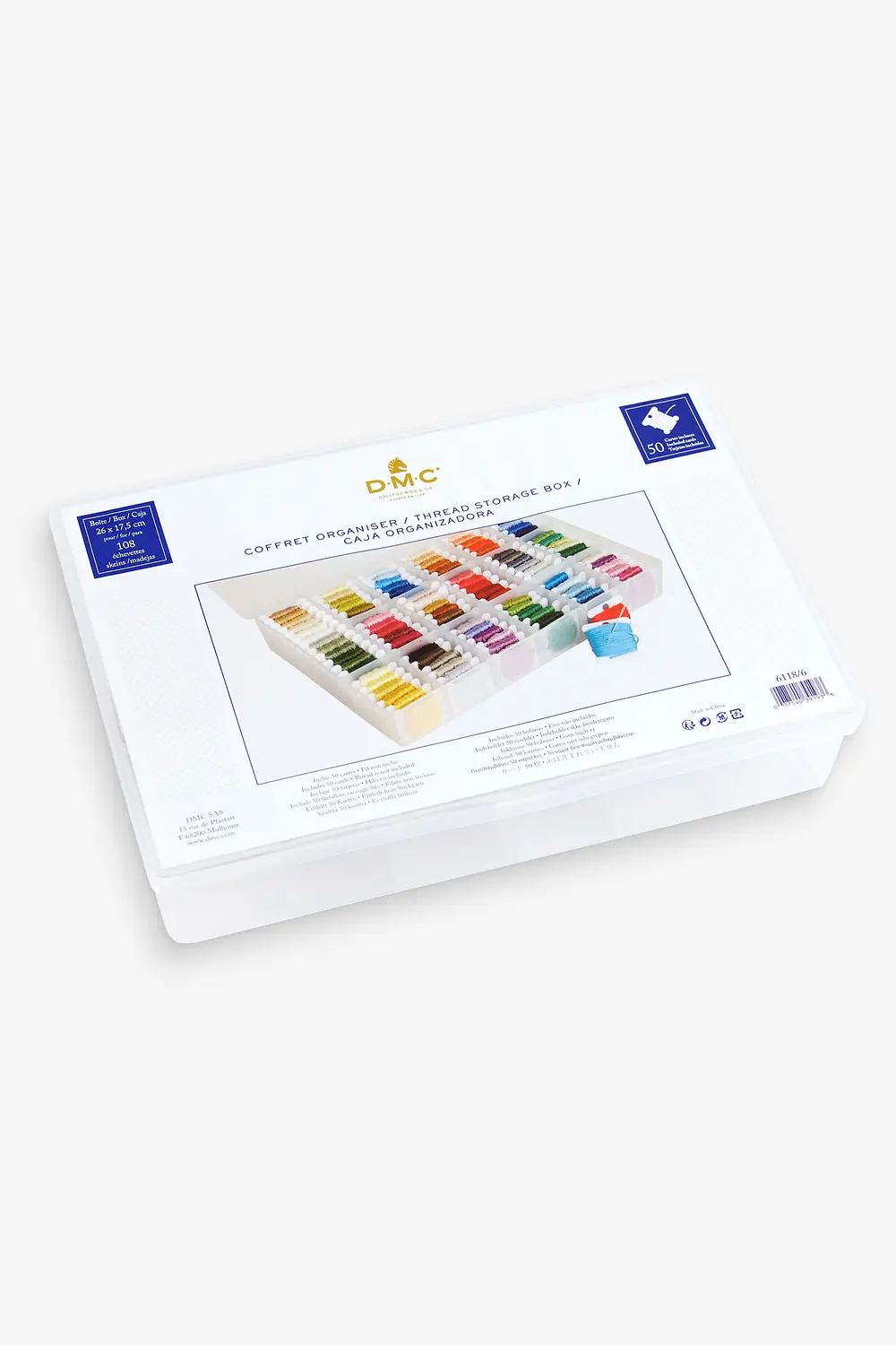 Thread storage box (for bobbins) - DMC