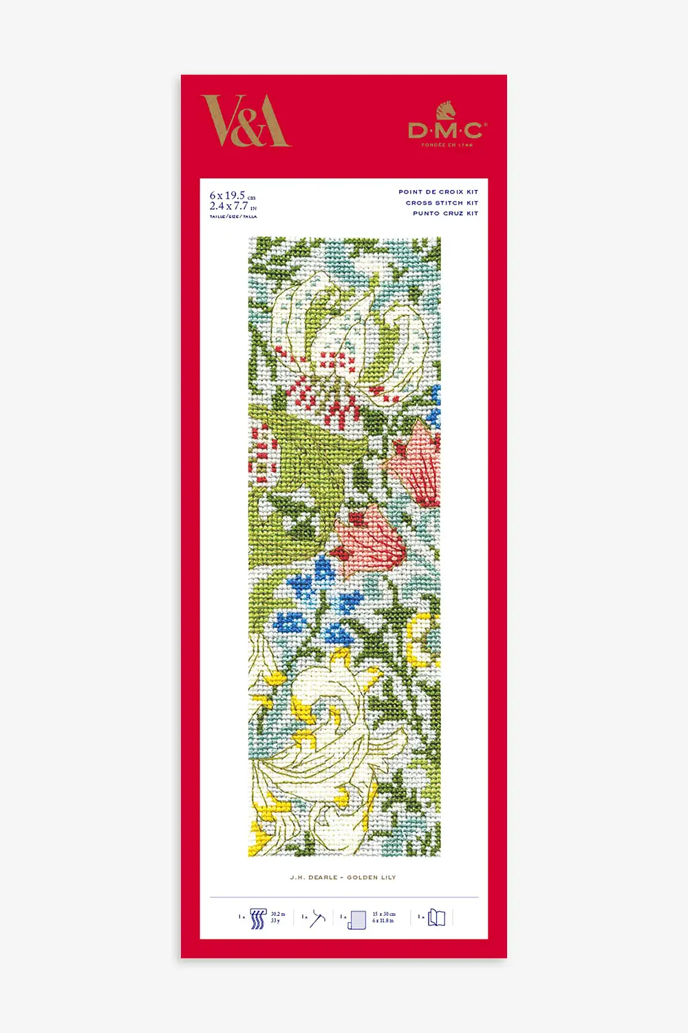 Kit marque pages Lys doré - DMC