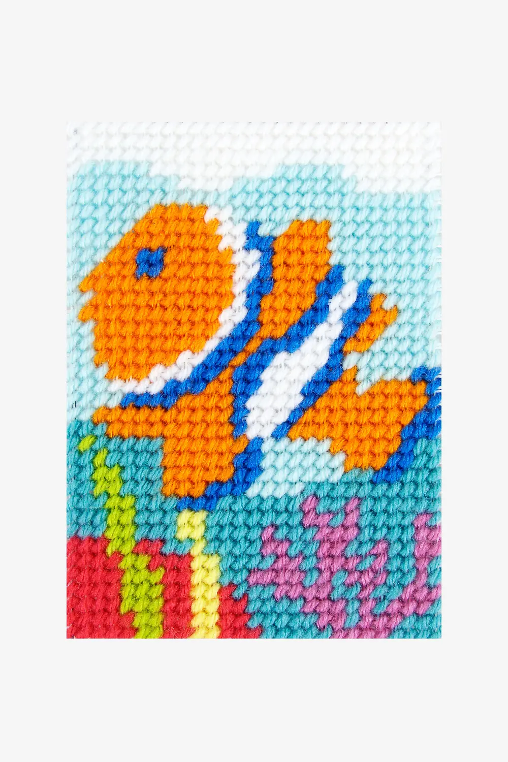 Kit canevas gros trous poisson clown - DMC
