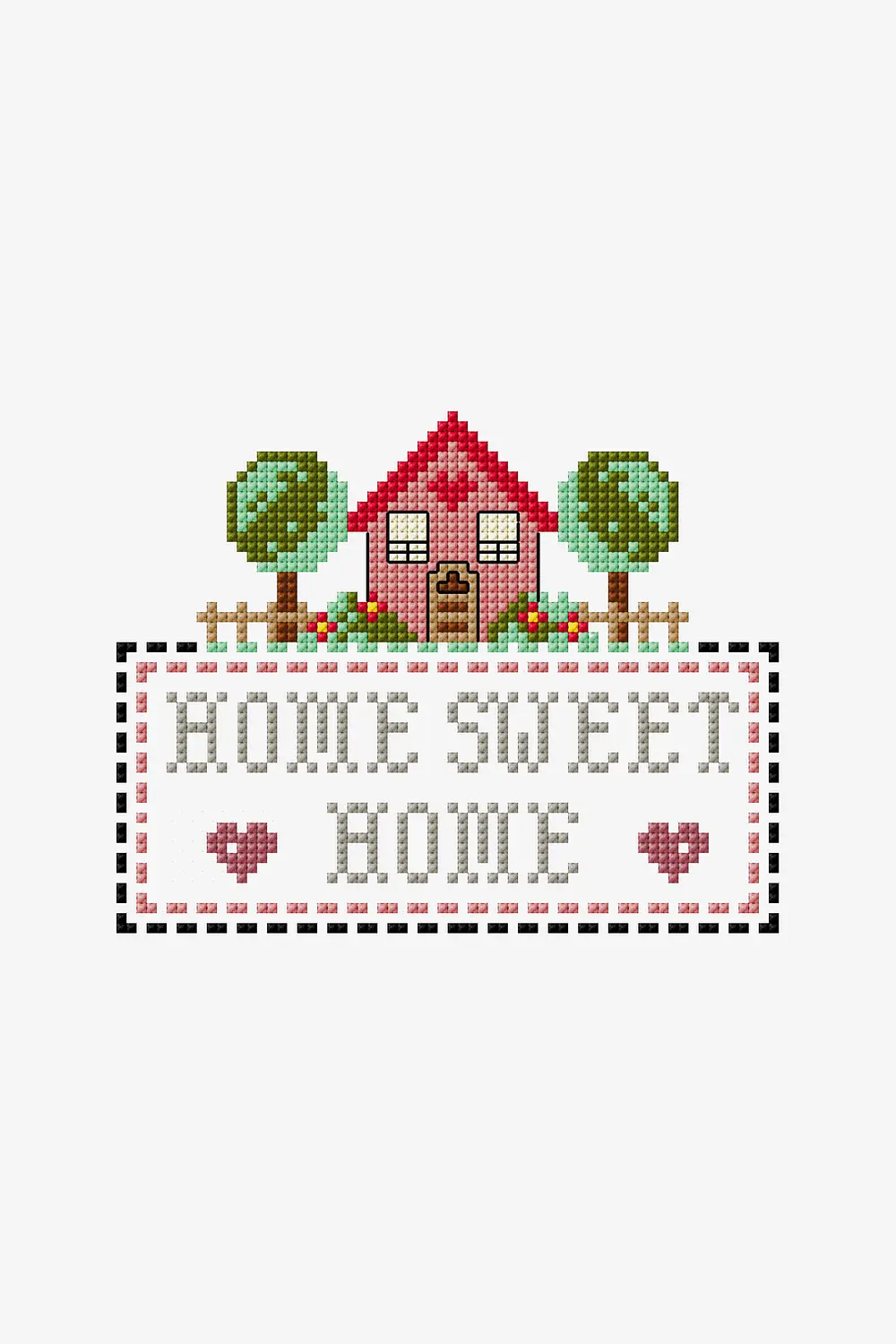 Home Sweet Home - Cross Stitch Kit - DMC