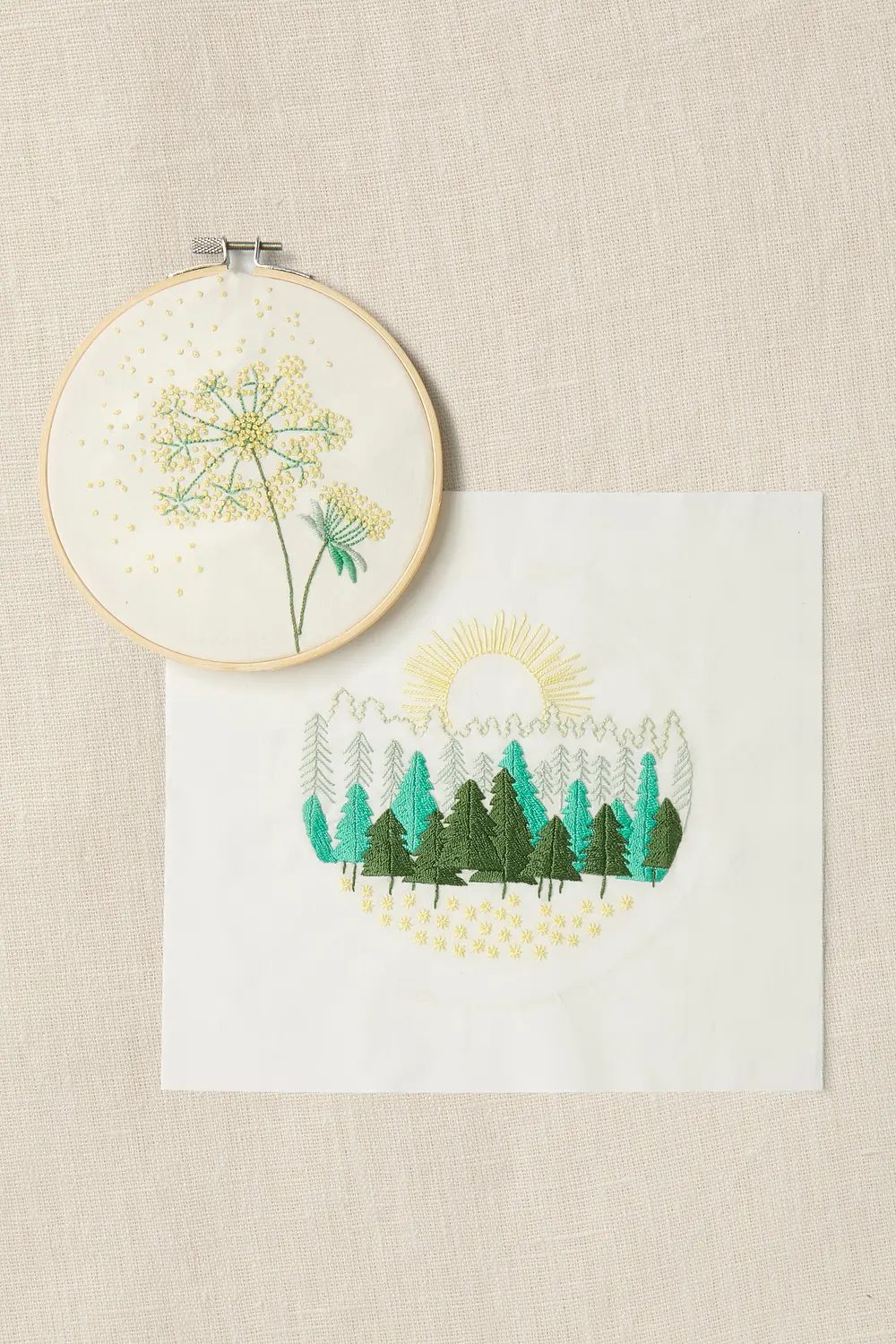 The Woodland Walk Embroidery Duo Kit - DMC
