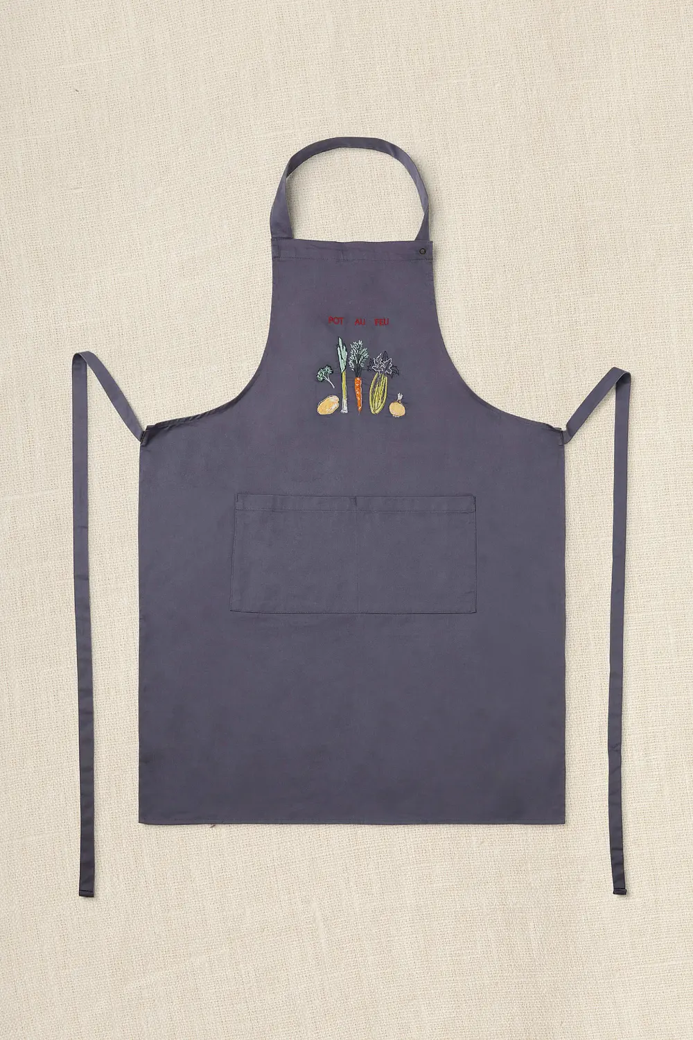 Personalised Stitchable Apron - Embroidery Kit - DMC