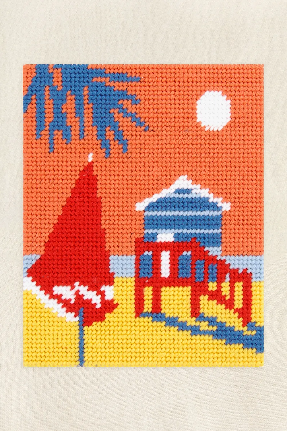 Beach House by Nathalie Weinzaepflen Easy Tapestry Kit - DMC