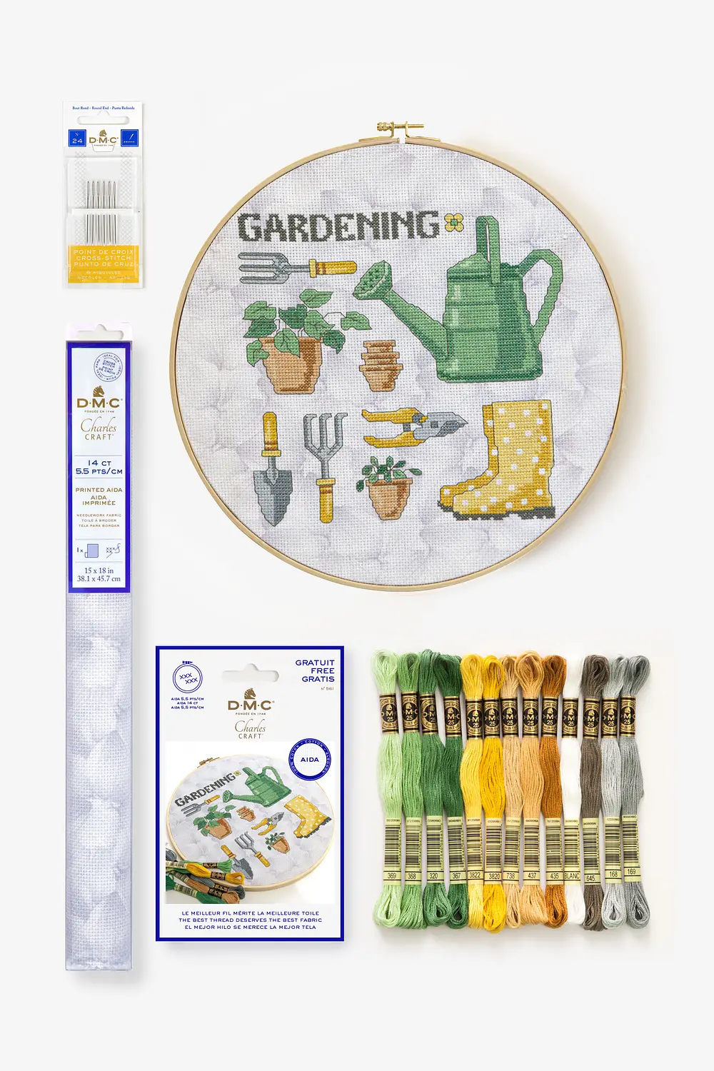 Kit point de croix Au jardin - DMC