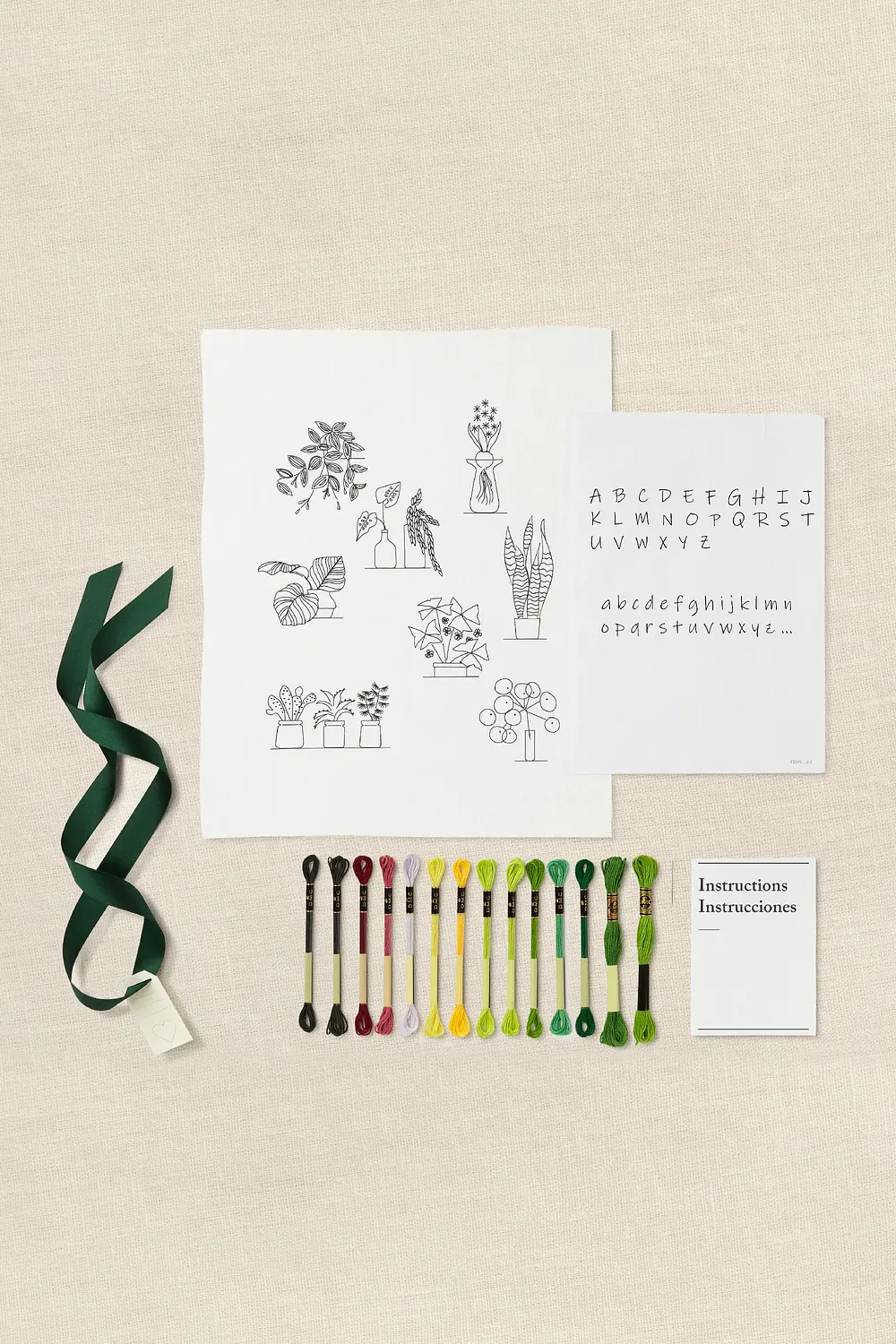 House Plants - Embroidery Kit - DMC