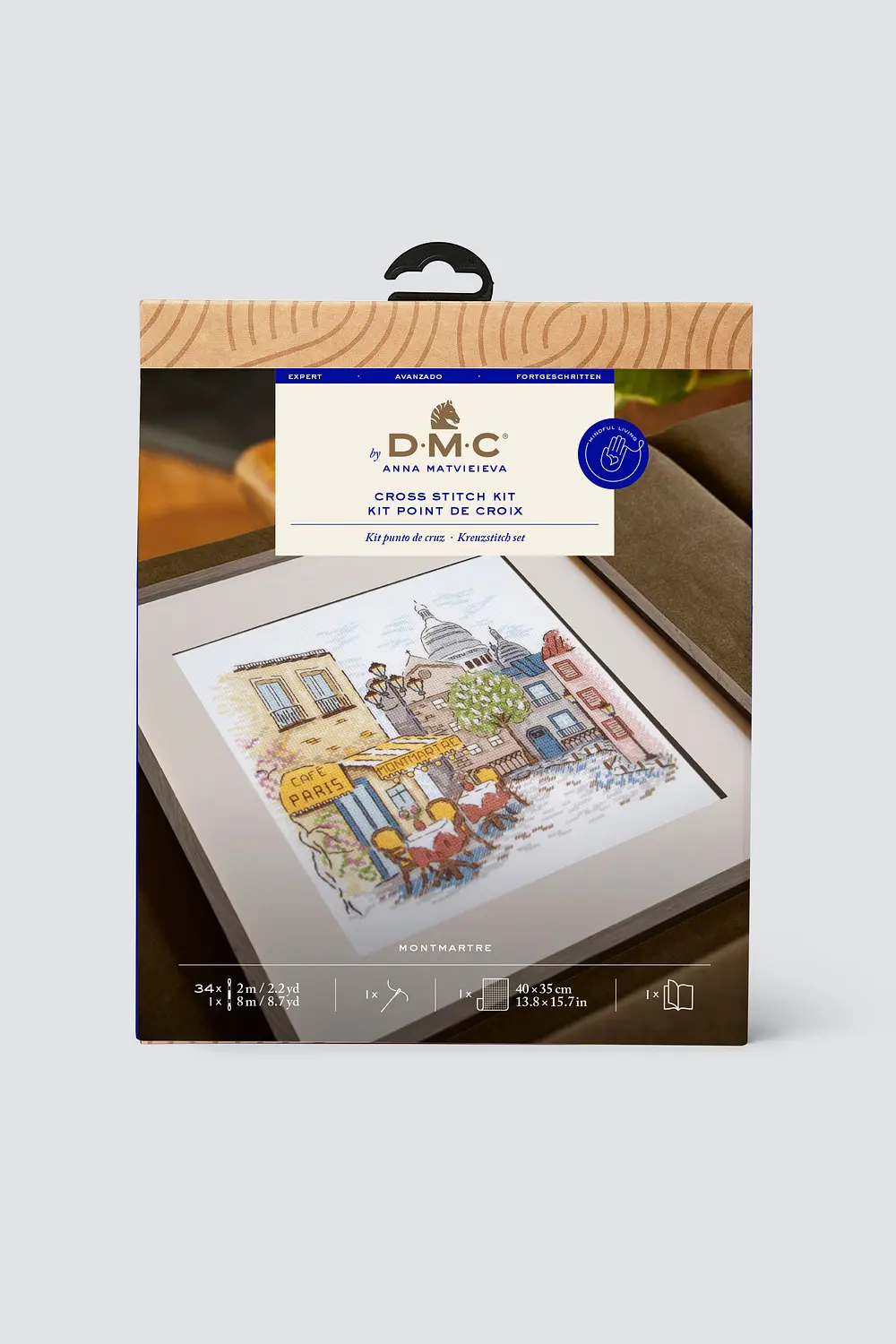 Montmartre by Anna Matvieieva Advanced Cross Stitch Kit - DMC