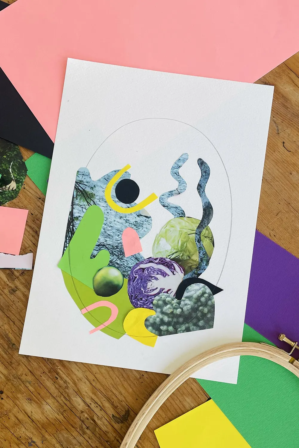 Packs de fils à broder roses & verts - DMC