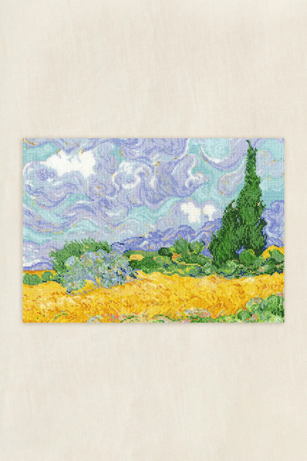 A Wheatfield, With Cypresses - Van Gogh, The National Gallery - DMC