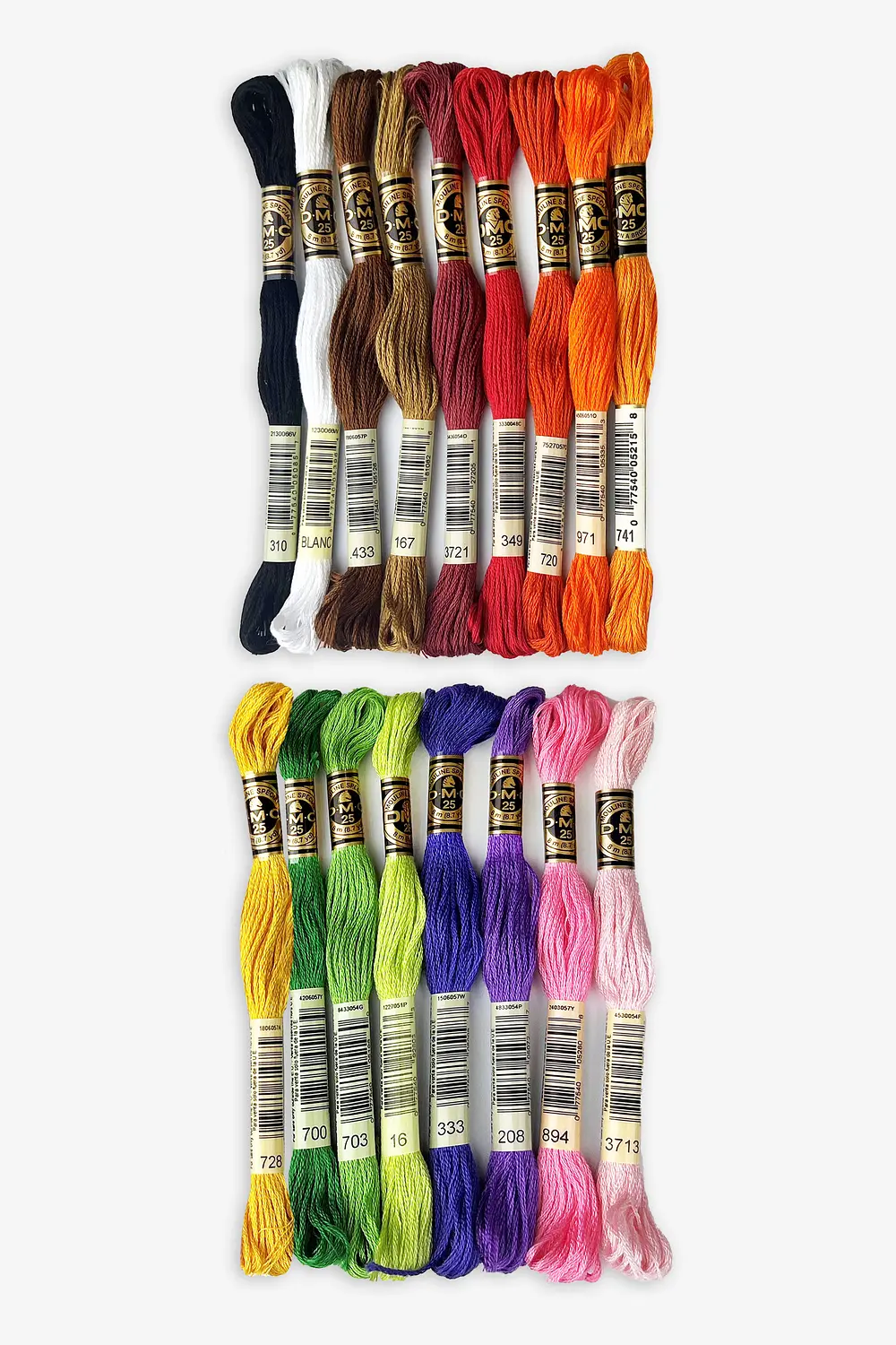 Halloween Colors Stranded Embroidery Floss Assortment - DMC