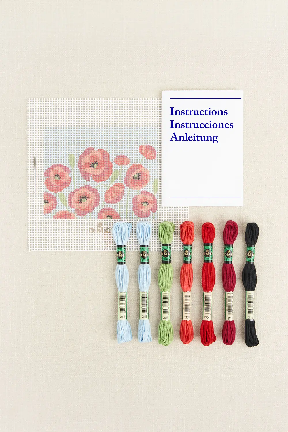 Poppy Field by Jo Aston Easy Tapestry & Needlepoint Kit - DMC