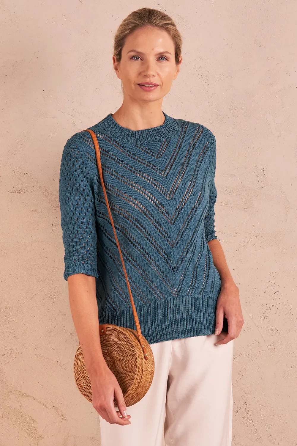 Catalogue avec des modèles en fil Natura Just Cotton & Natura Linen - DMC