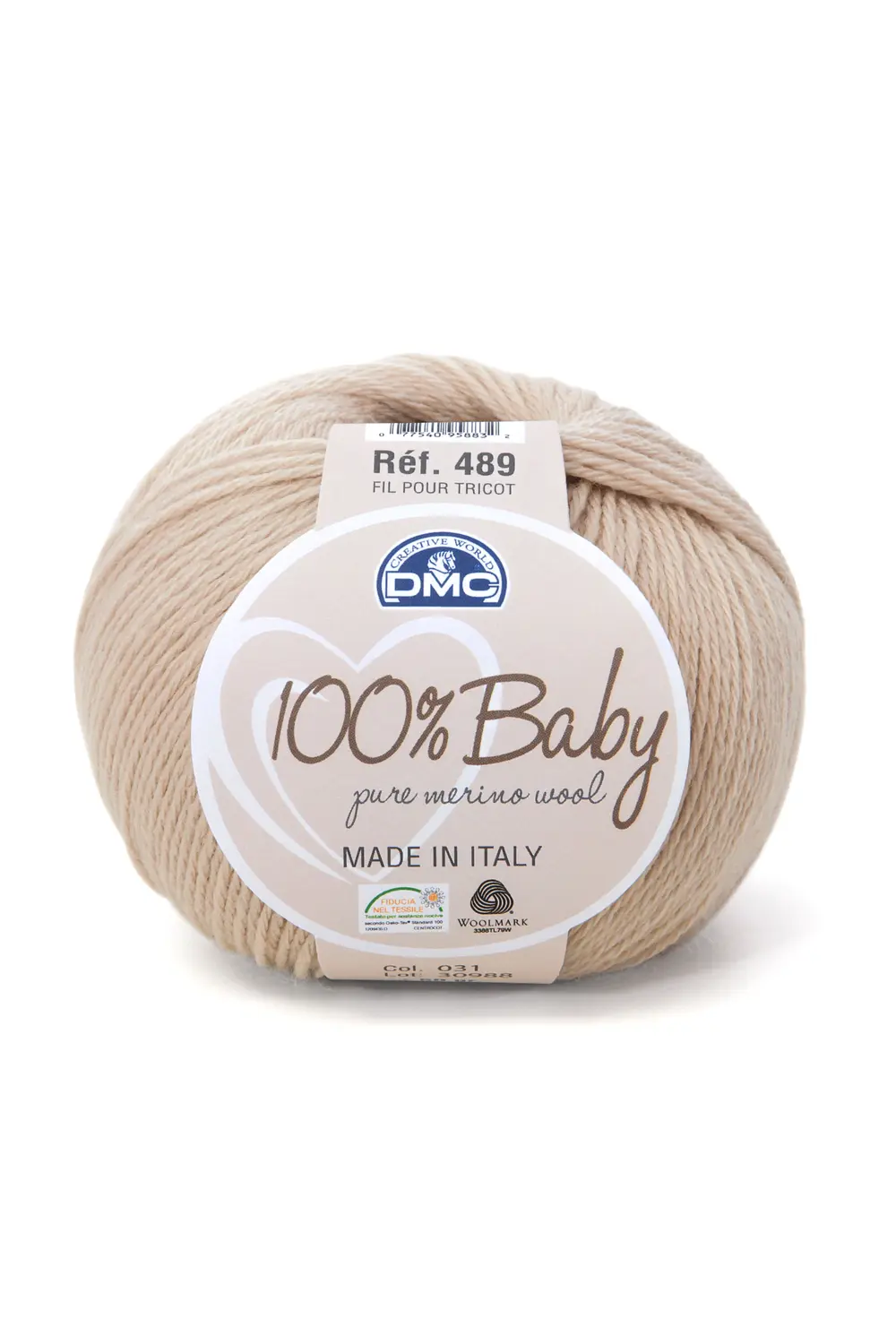Laine 100% baby 489, pelote de laine mérinos - DMC - DMC
