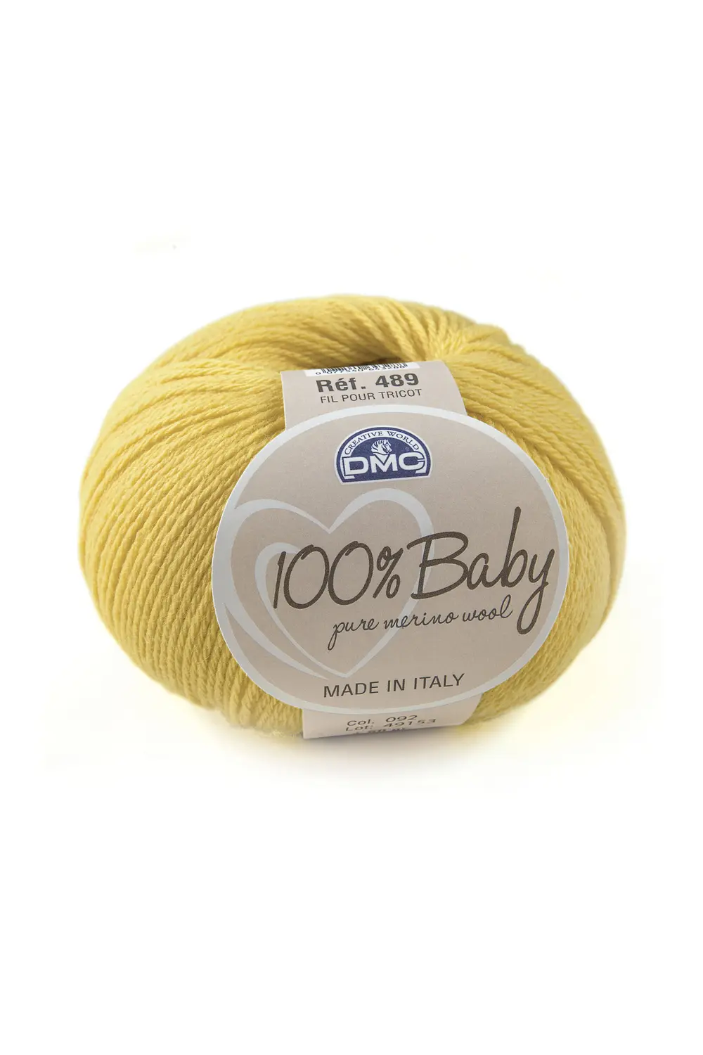 Laine 100% baby 489, pelote de laine mérinos - DMC - DMC