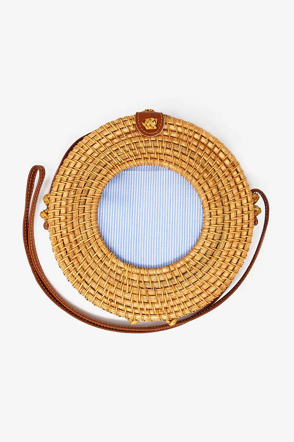 Self-Finishing Needlepoint Wicker Bag - DMC