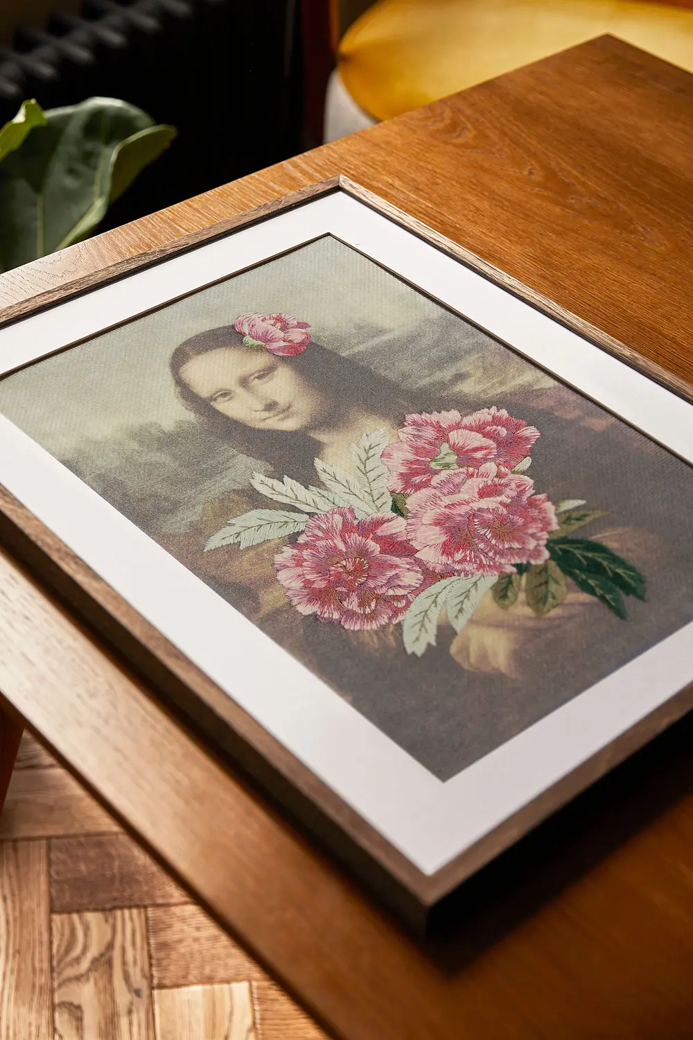 Inspired by Mona Lisa & Peony Branches, Leonardo da Vinci & P.J Redouté ...