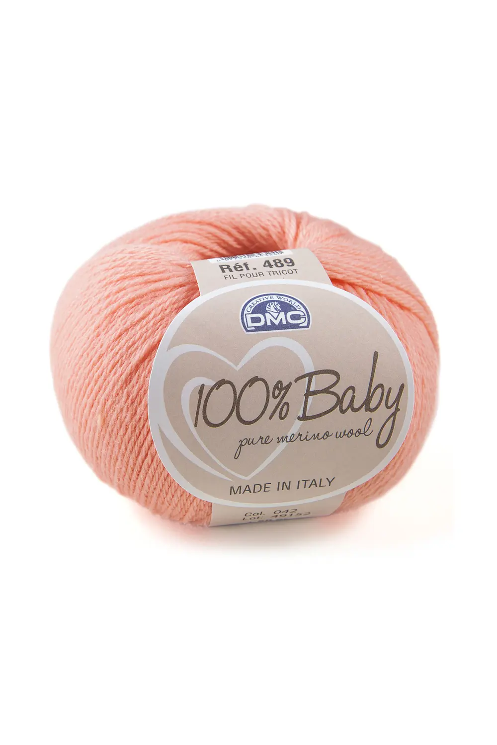 Laine 100% baby 489, pelote de laine mérinos - DMC - DMC