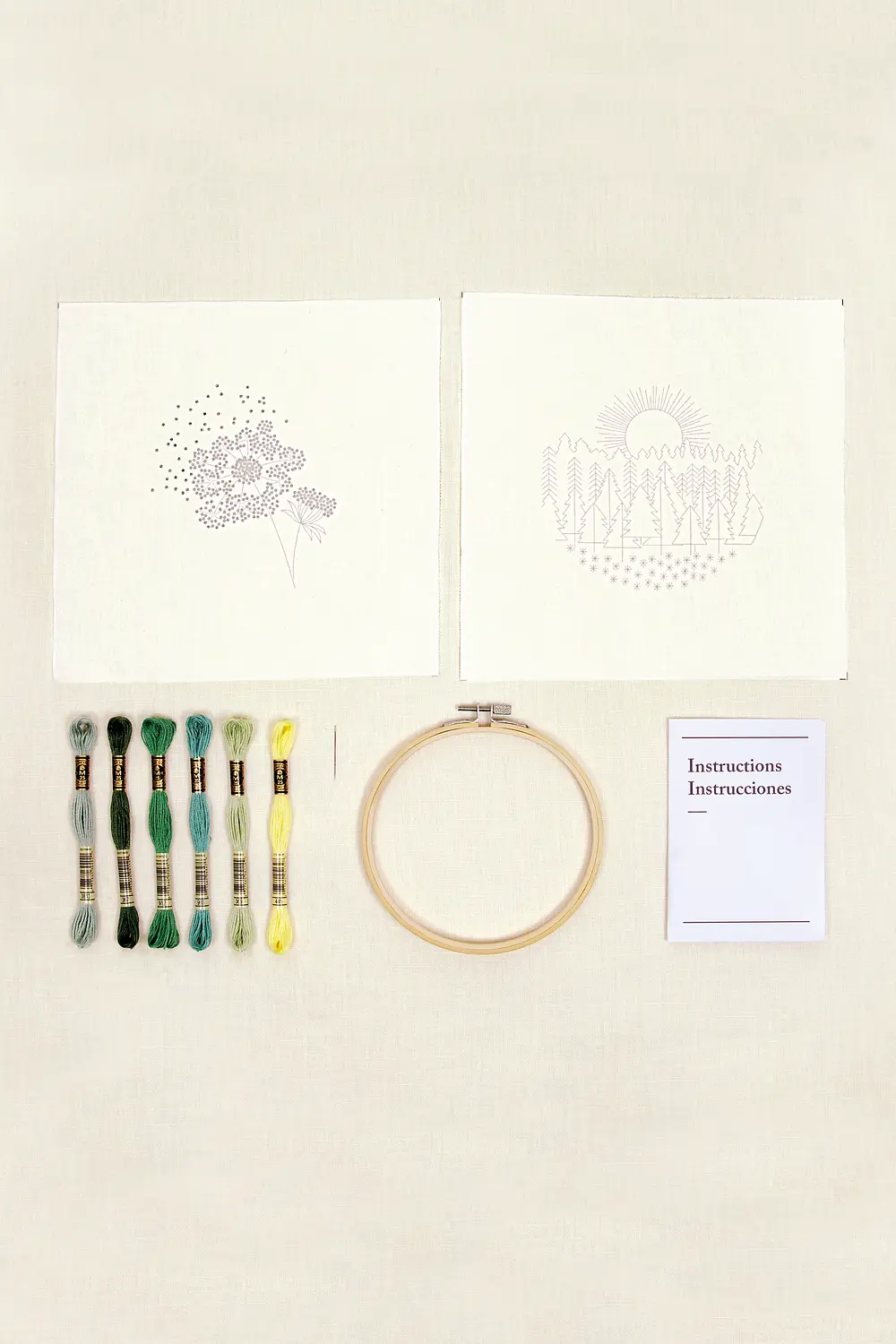 The Woodland Walk Embroidery Duo Kit - DMC