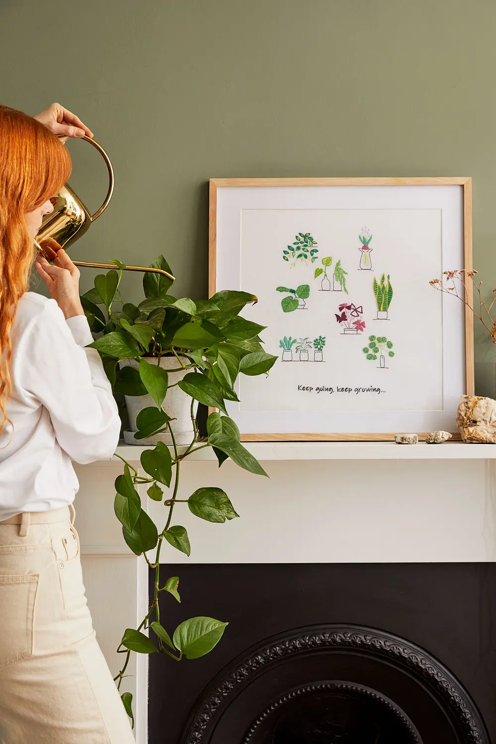 House Plants - Embroidery Kit - DMC