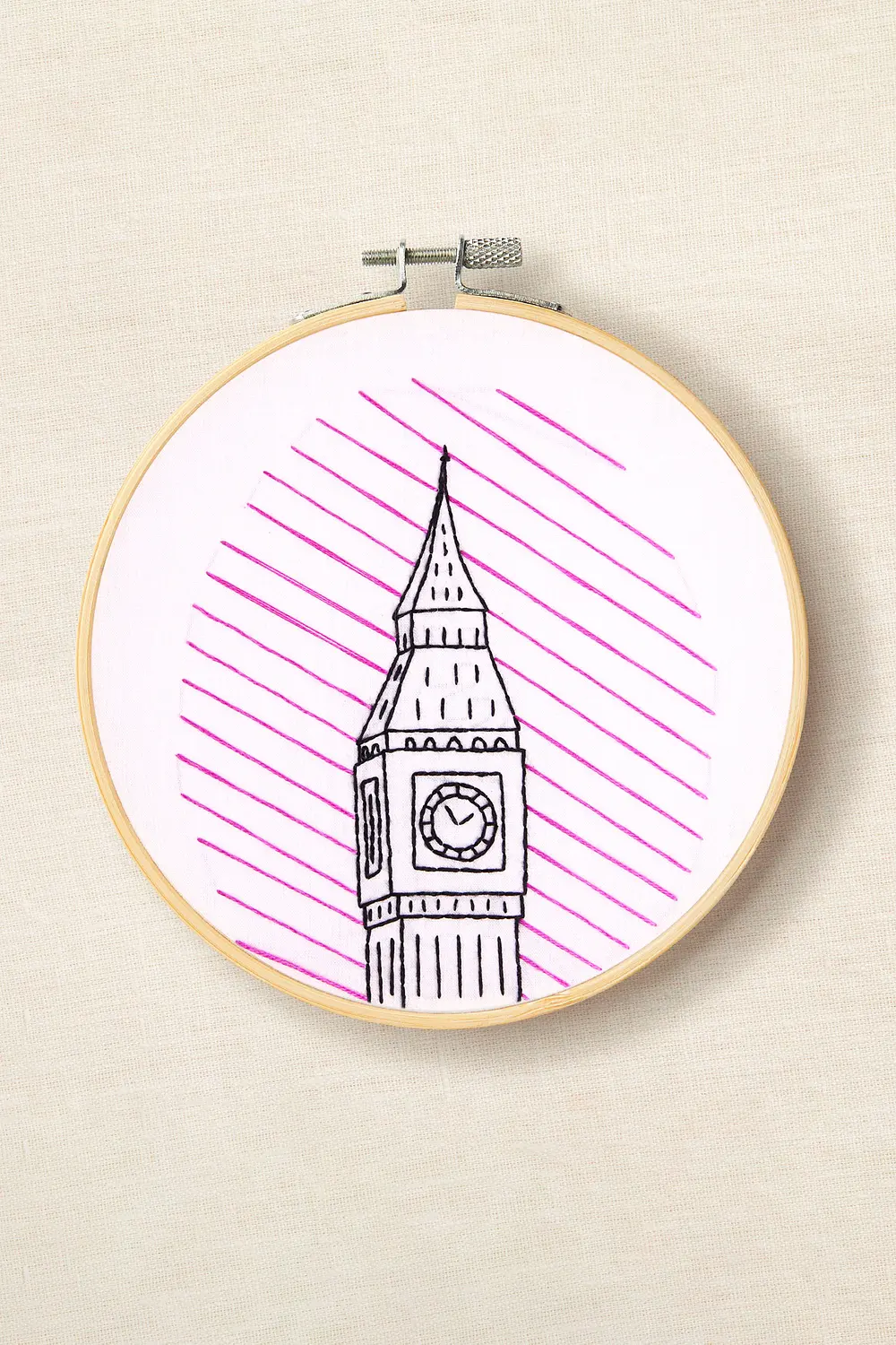 Big Ben by Kseniia Guseva Easy Embroidery Kit - DMC