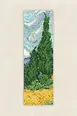 Wheatfield With Cypresses Bookmark Kit - DMC