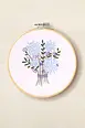 Hand-tied Blooms by Jenni Davis Intermediate Embroidery Kit - DMC